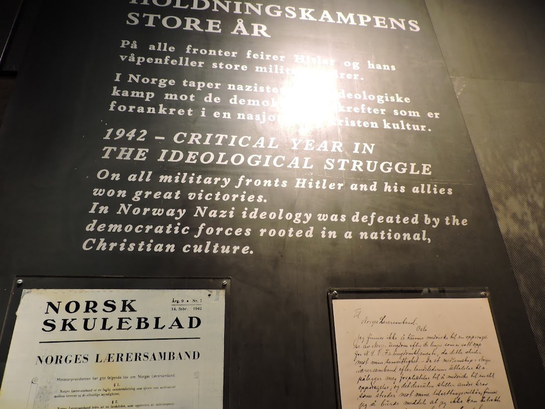 Pictures I took in Oslo, Norway at the Resistance Museum – Jerry Newcombe